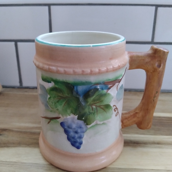 Dining | Vintage Grape Majolica Type Mug Occupied Japan Stamp 194s ...